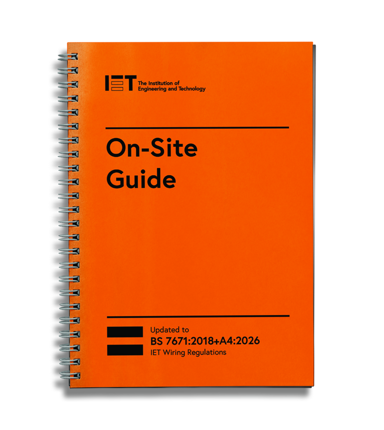 IET On-Site Guide (BS 7671:2018+A4:2026) – NICEIC Shop